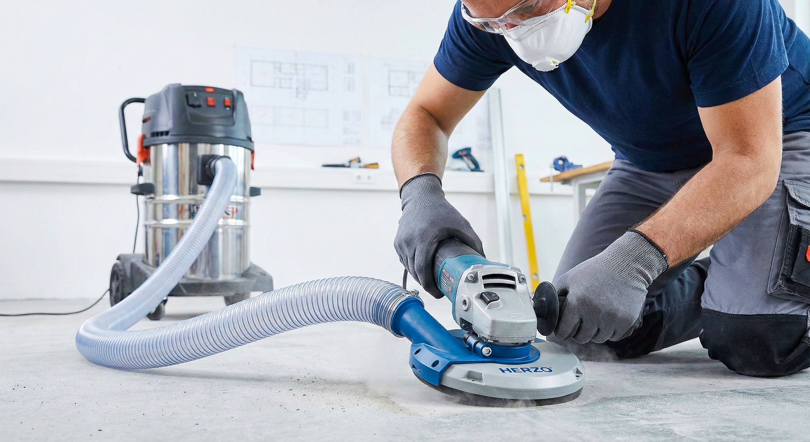 Dust Shroud & Vacuum Guide: Master Concrete Grinding Dust Control ...
