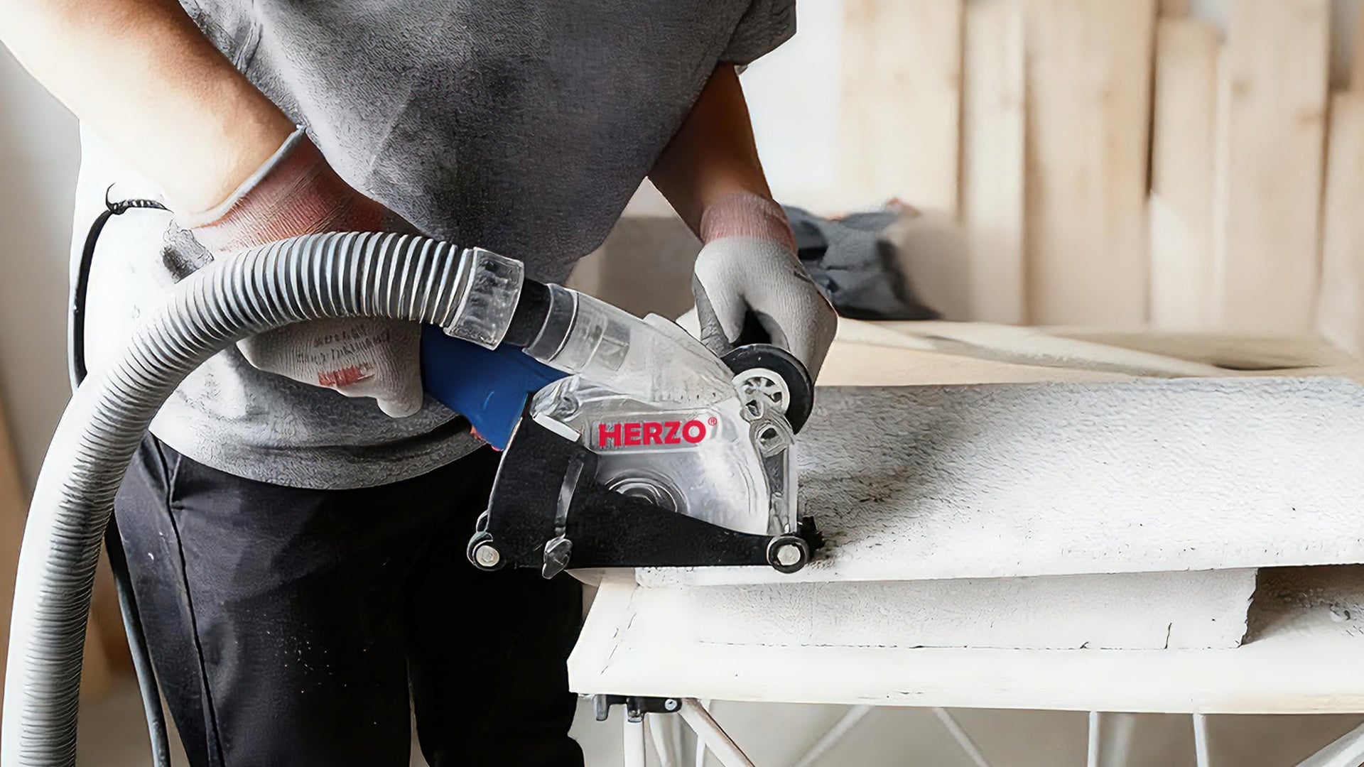 Cutting Dust Shrouds | Cleaner Cuts, Clear View - HERZO® Tools