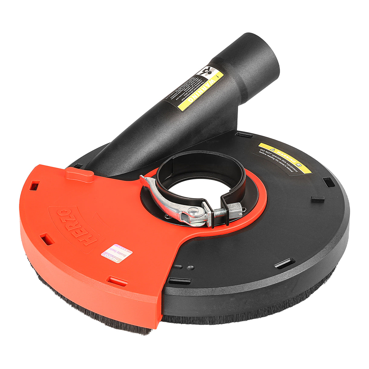 HERZO Universal Surface Grinding Dust Shroud, Red - HERZO® Tools